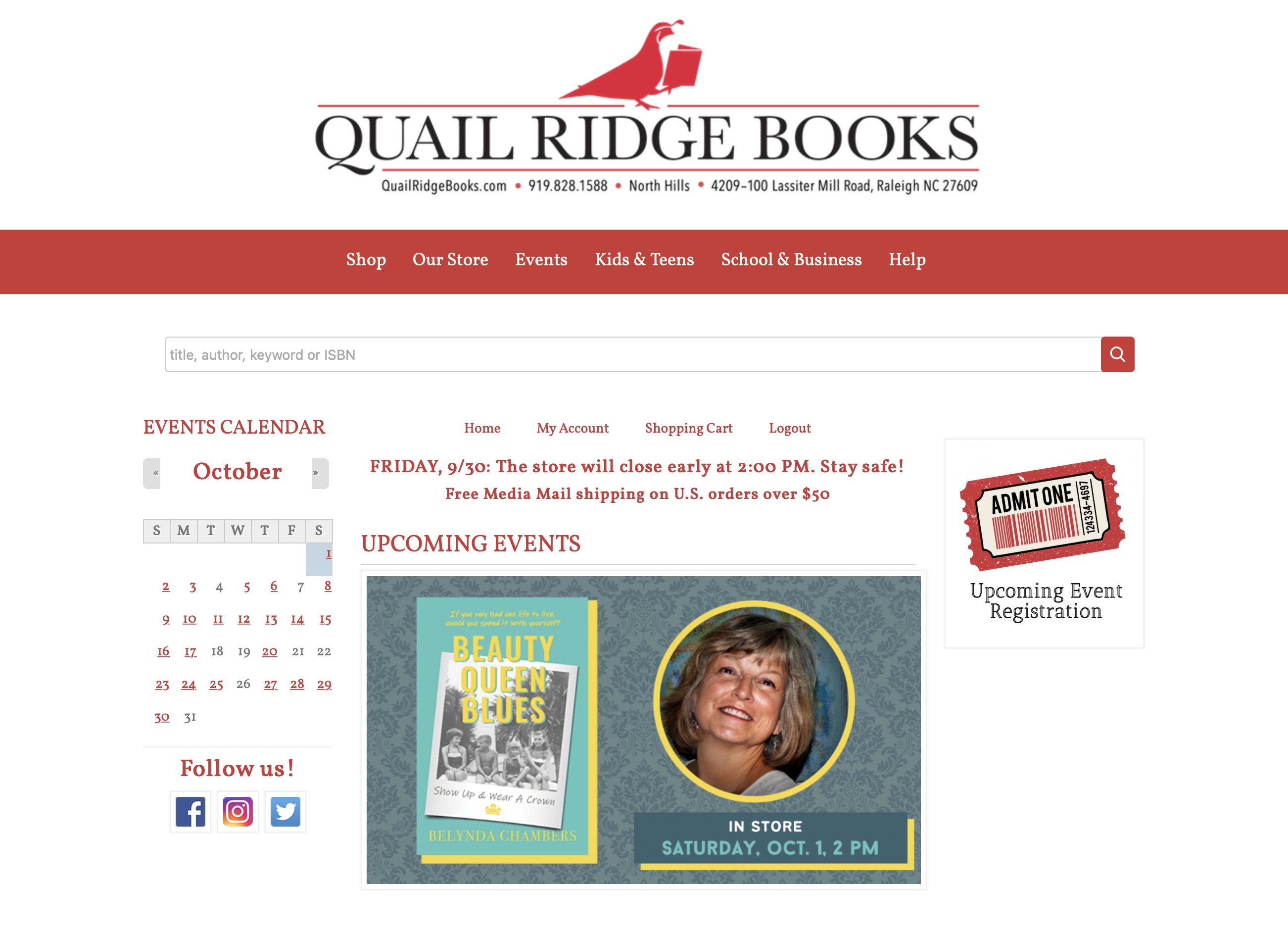 Today 2:00 Surrounded by Books, Friends, & Fun | Chambers Life!